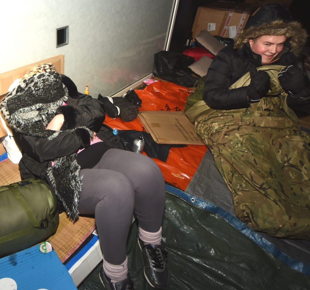 Homeless issue in Swindon highlighted by Excalibur Sleep Out