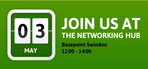 Basepoint Swindon's next Networking Hub to be held 3rd May