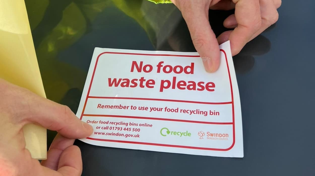Borough wide sticker rollout follows rise in food waste recycling