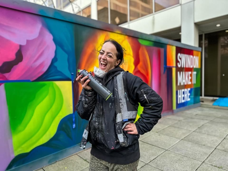 Swindon’s regeneration vision made visible on Fleming Way hoardings