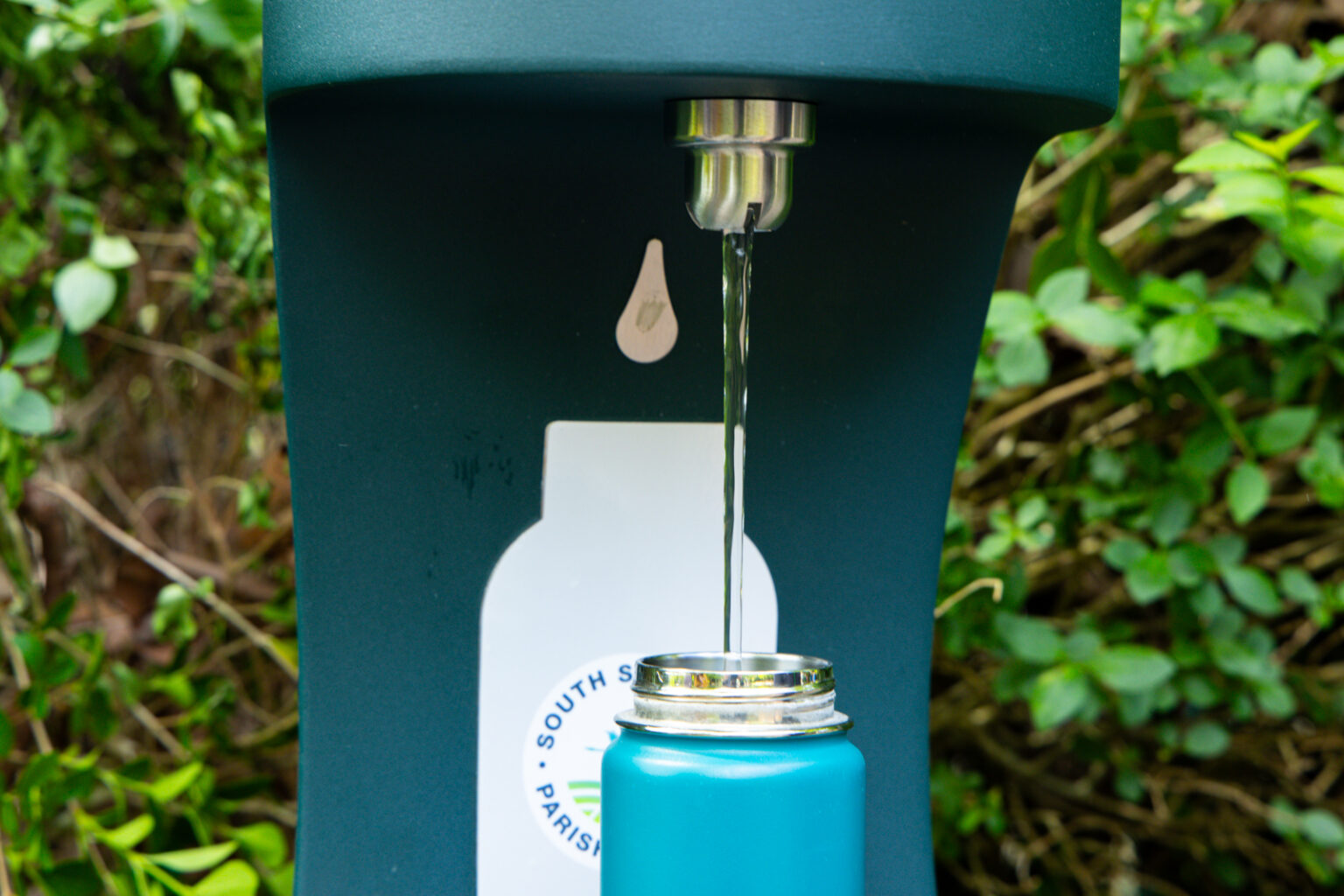 New free water refill fountain installed at Swindon Town Gardens