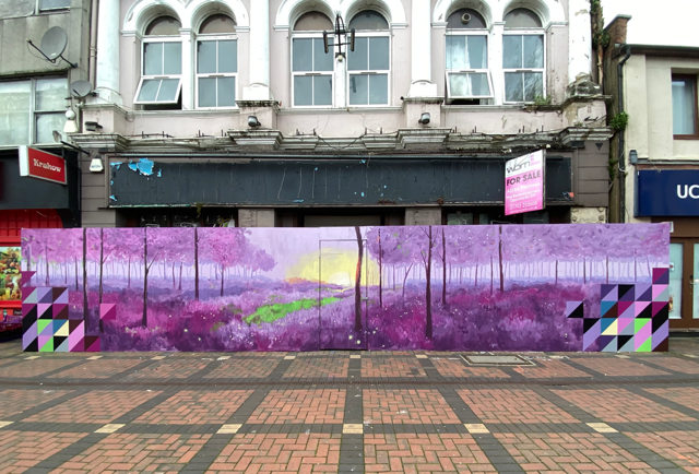 Swindon artist completes final mural in Fleet Street makeover
